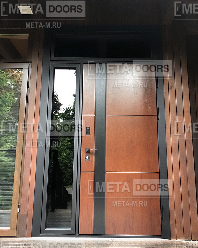 Входные уличные двери с терморазрывом и утеплением | META DOORS